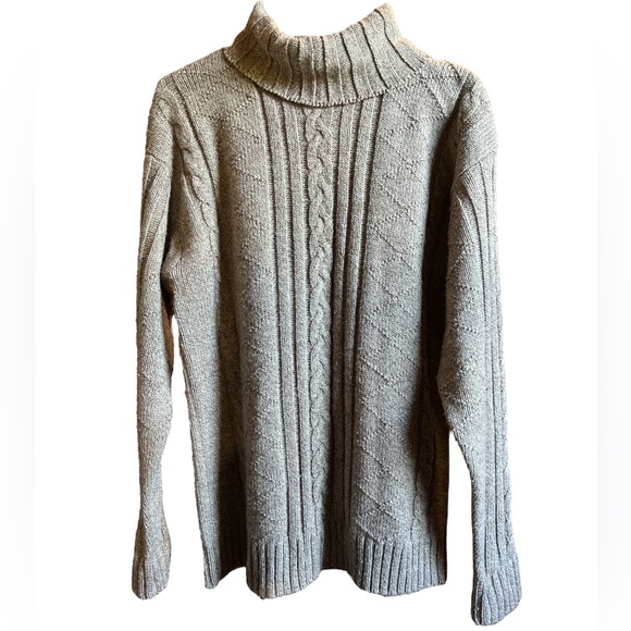 Structure | Sweaters | Structure Euc Tan Wool Blend Cable Knit ...